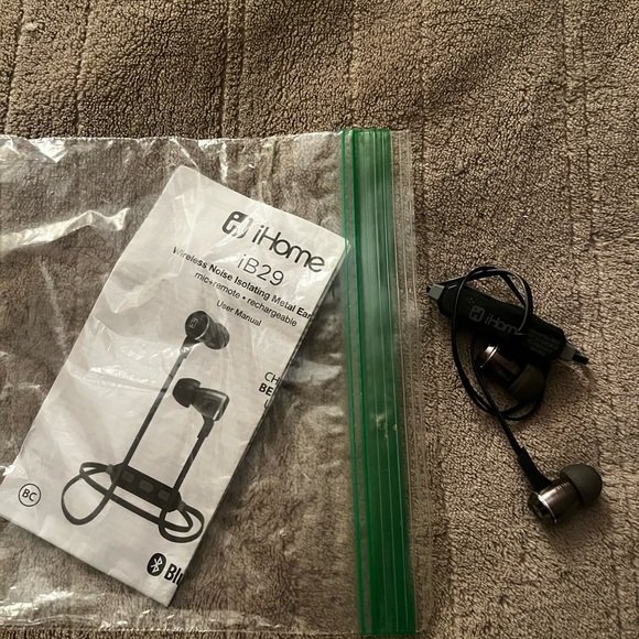 Headphones | Ihome Wireless Earbuds Black And Silver | Poshmark